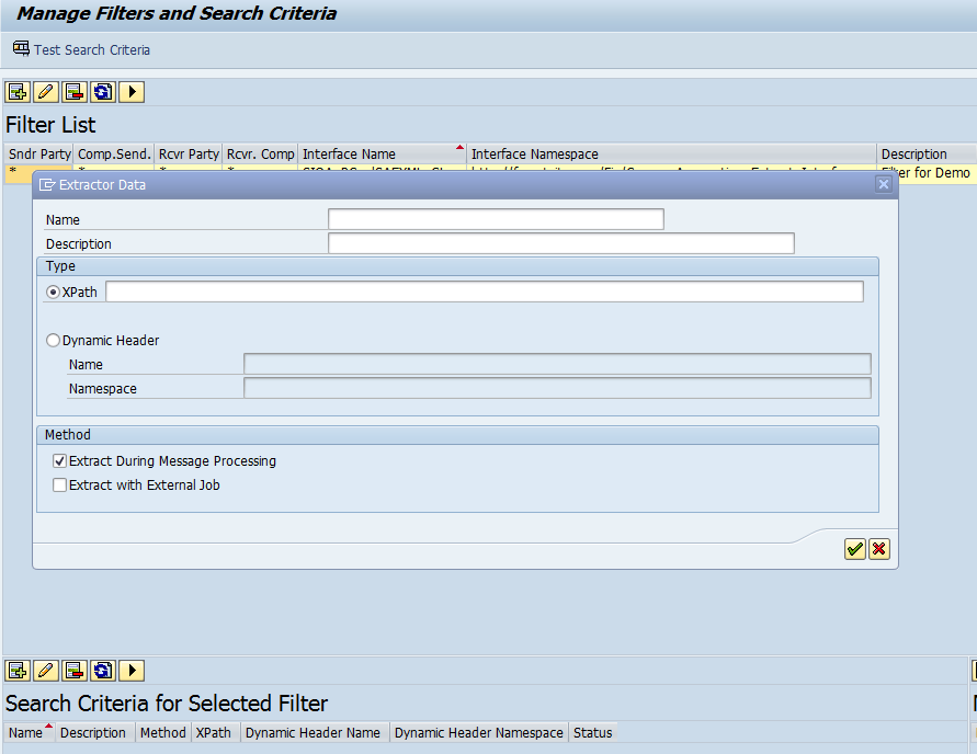 Payload Based Search In Sap Pi